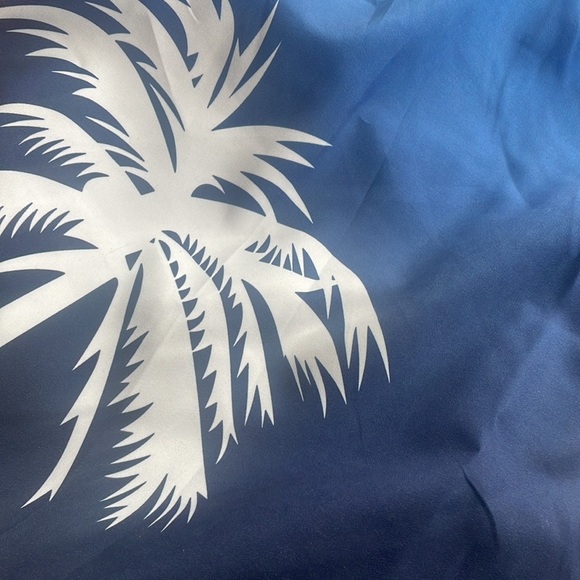 Swim | Mens Blue Gradient Palm Tree Swim Trunk Shorts | Poshmark